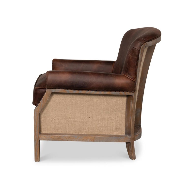 Deconstructed Classic Club Chair For Sale at 1stDibs