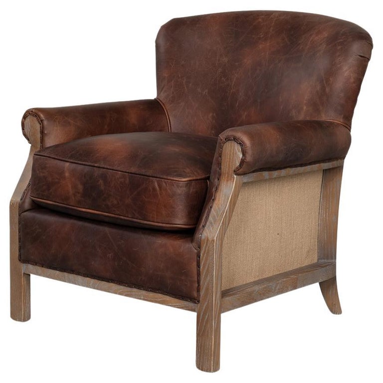 Deconstructed Classic Club Chair For Sale at 1stDibs