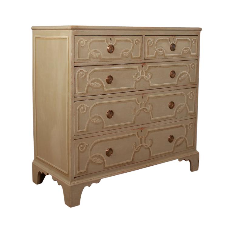 Decorated Chest of Drawers For Sale at 1stDibs