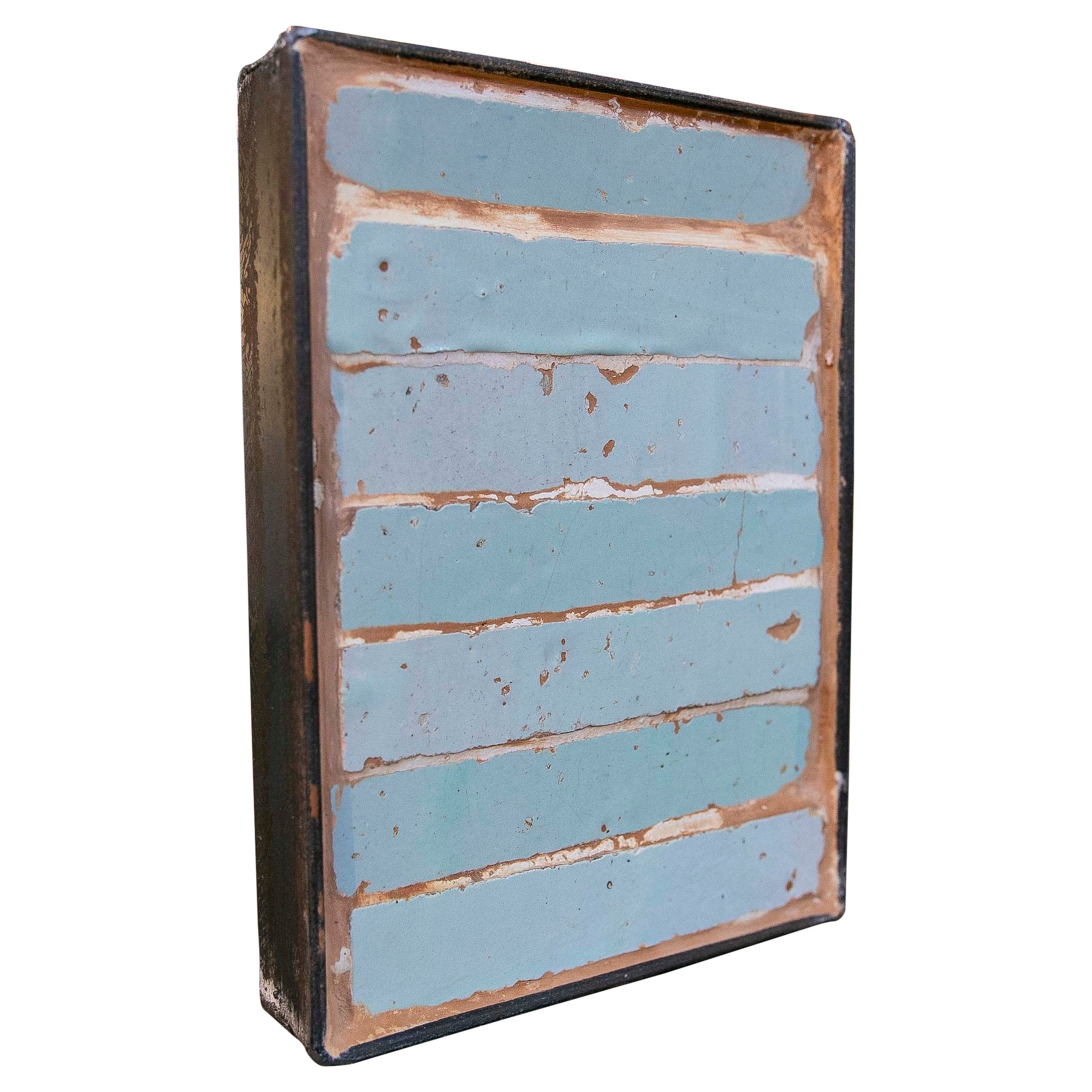 16th Antique Panel of Glazed Green Tiles with Original Patina For Sale ...