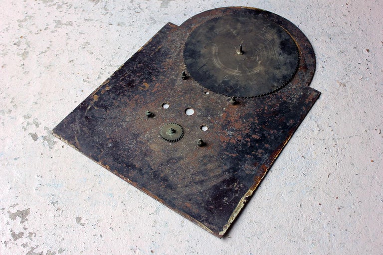 Decorative 18th Century Moon Phase Painted Longcase Clock Dial, circa ...