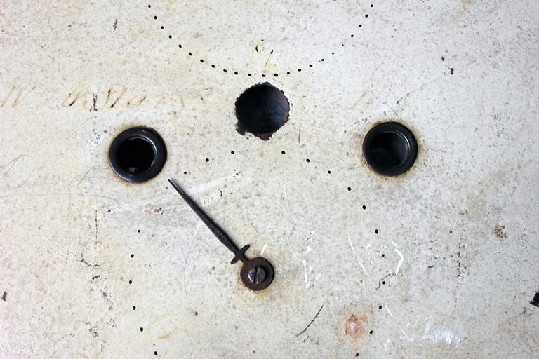 Decorative 18th Century Moon Phase Painted Longcase Clock Dial, circa ...