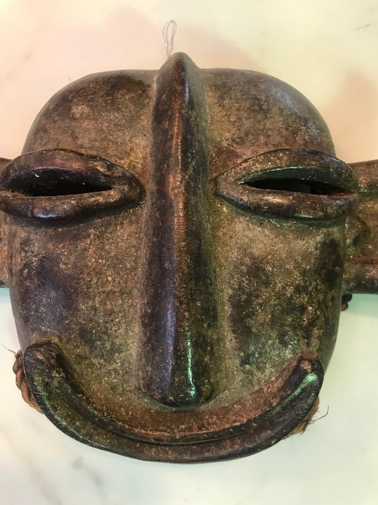 Decorative African Folk Art Monkey Mask at 1stDibs