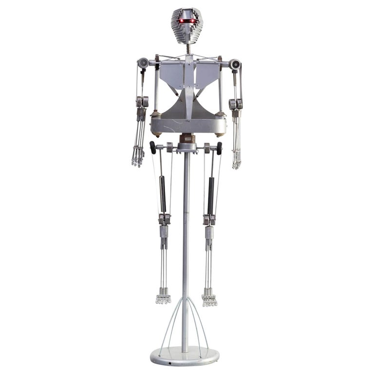 Decorative Aluminum Robot Skeleton Object For Sale at 1stDibs