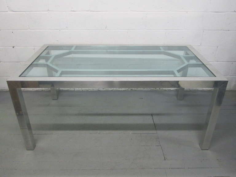 Decorative Aluminium Table or Desk For Sale at 1stDibs