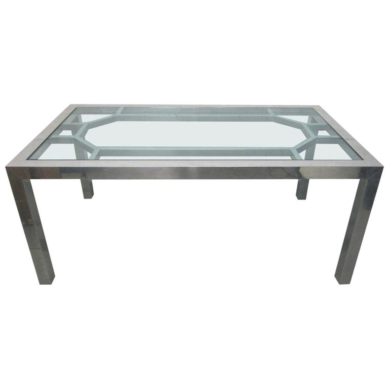 Decorative Aluminium Table or Desk For Sale at 1stDibs