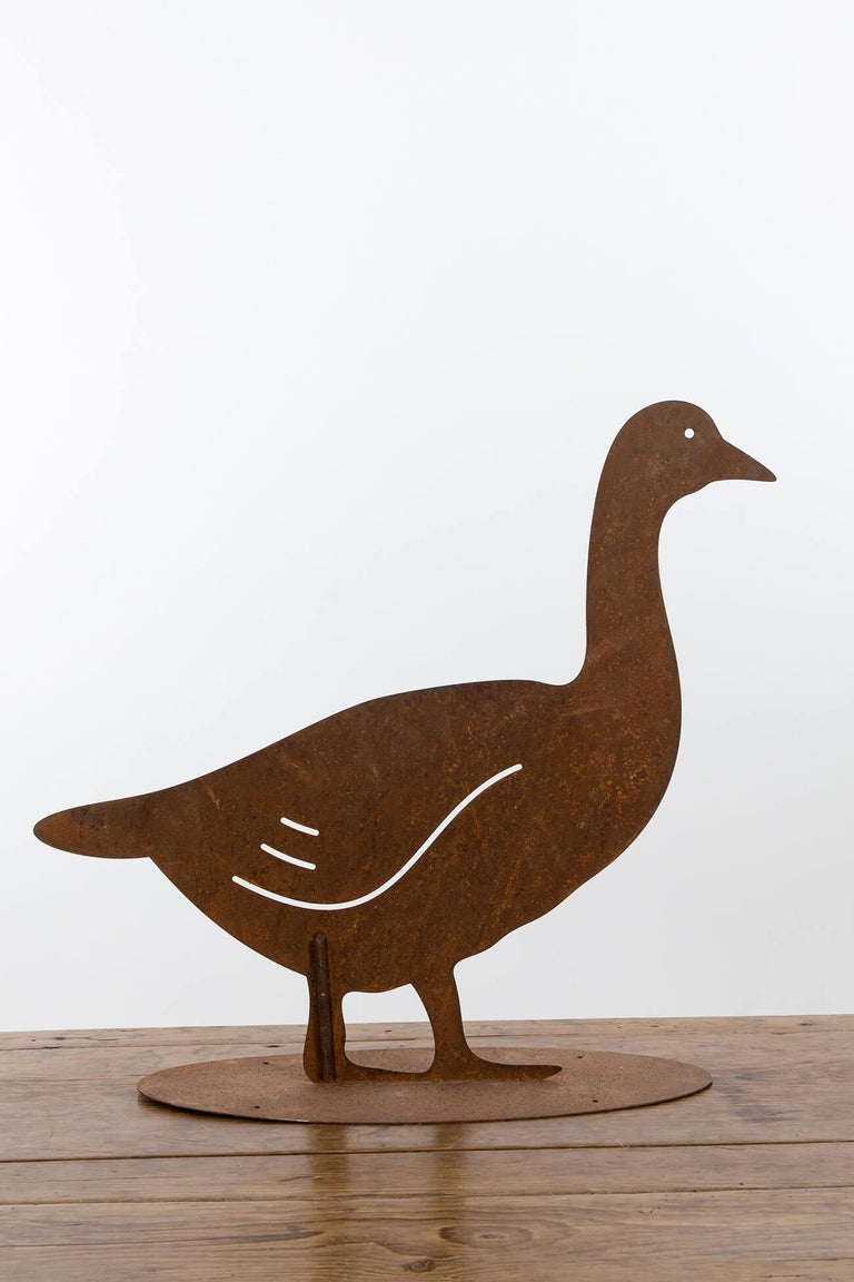 Decorative And Charming Folk Art Goose, 20th Century For Sale at 1stDibs