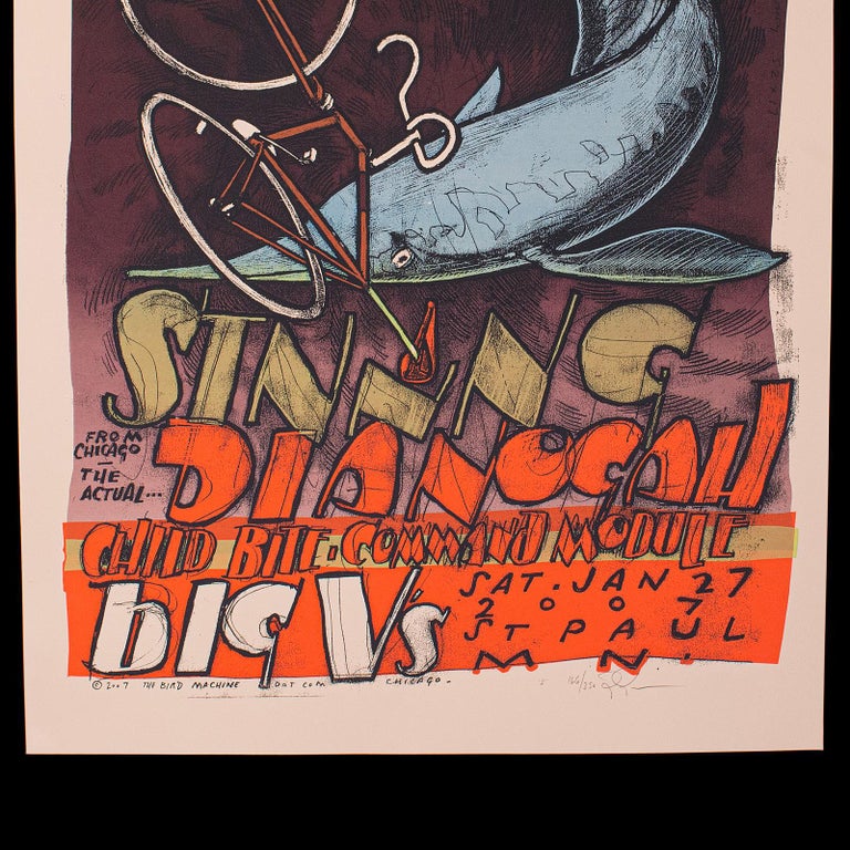 Decorative Art Screenprint, American, Concert Poster, Display, Artist ...