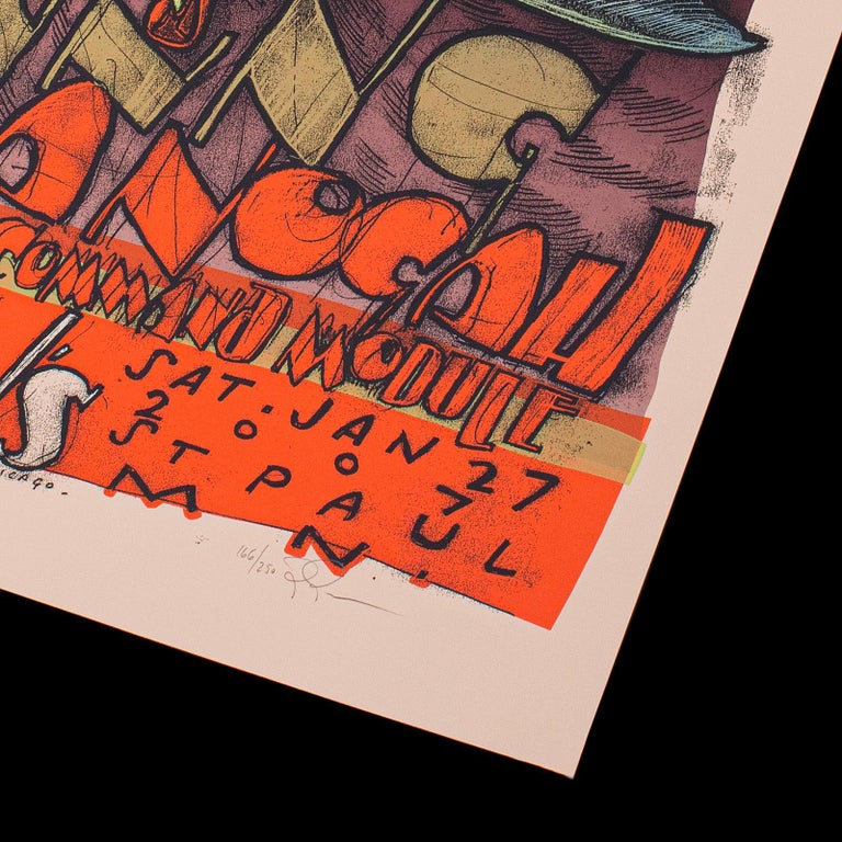 Decorative Art Screenprint, American, Concert Poster, Display, Artist ...