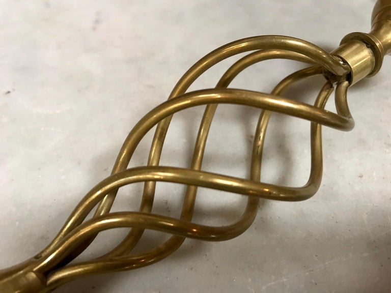 Decorative Brass Torchon Letter Opener, 1950s For Sale at 1stDibs