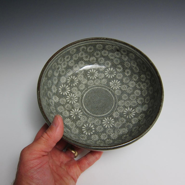 Decorative Buncheong Serving Bowl by Jason Fox For Sale at 1stDibs