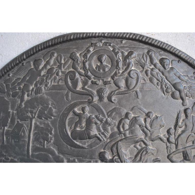 Decorative Cast Iron Medallion Representing the Judgment of Paris For ...