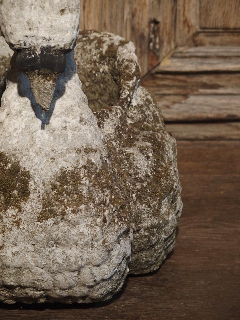 Decorative Cast Stone Swan Planter from France, circa 1950s at 1stDibs