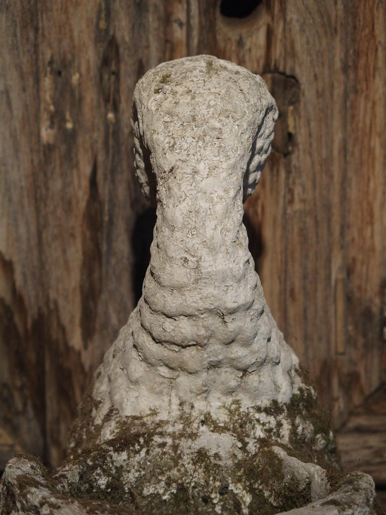 Decorative Cast Stone Swan Planter from France, circa 1950s at 1stDibs