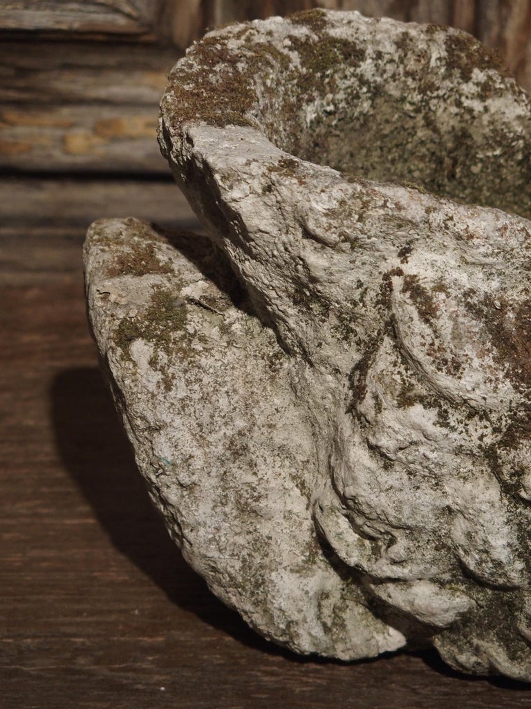 Decorative Cast Stone Swan Planter from France, circa 1950s at 1stDibs