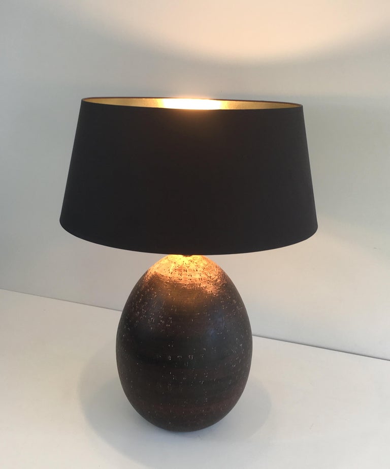 Decorative Ceramic Table Lamp with Letters, French, circa 1970 at 1stDibs