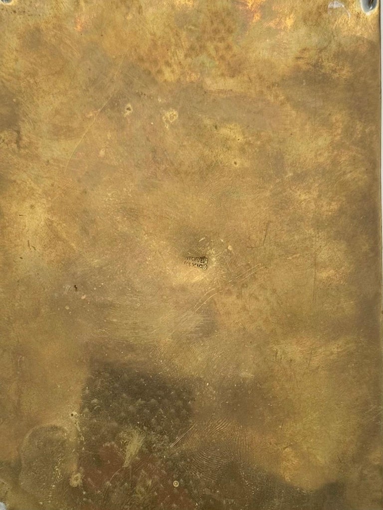 Decorative Cigar Box in Brass, Malachite and Wood, Mexico, 1960s For ...