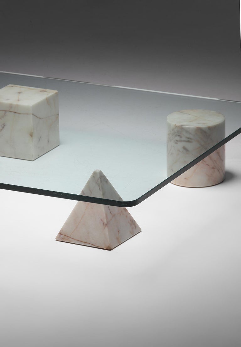 Decorative Coffee Table by Lella and Massimo Vignelli, Designed in the ...