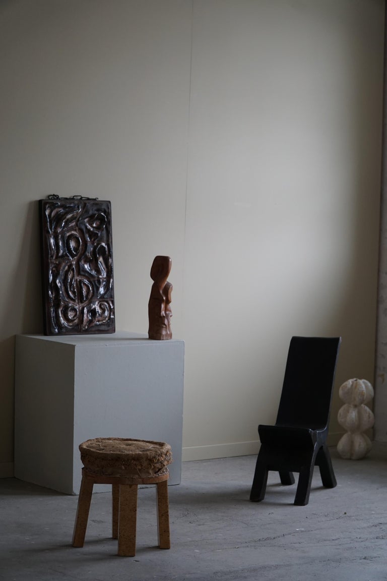 Decorative Danish Midcentury Organic Ceramic Wall Art, 1970s For Sale ...