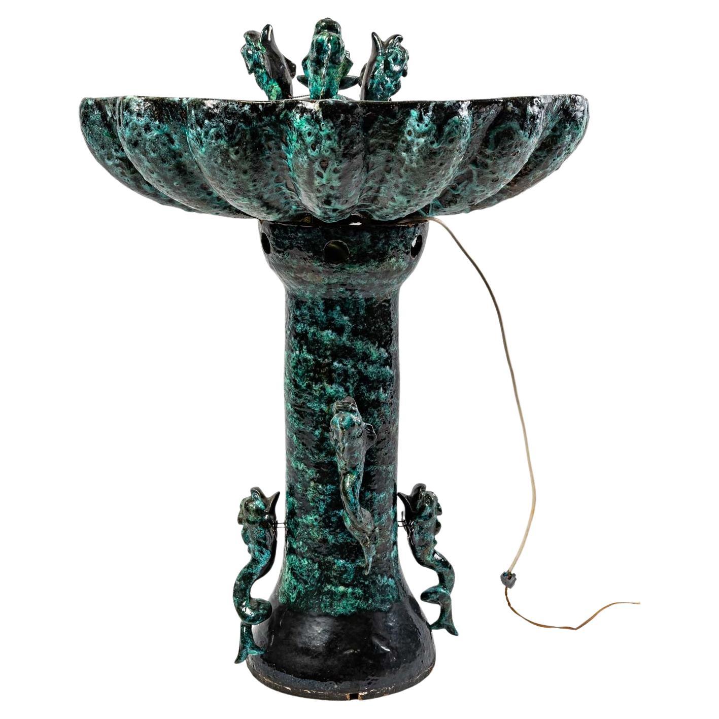 Fritz Van Der Bovenkamp Copper Fountain at 1stDibs