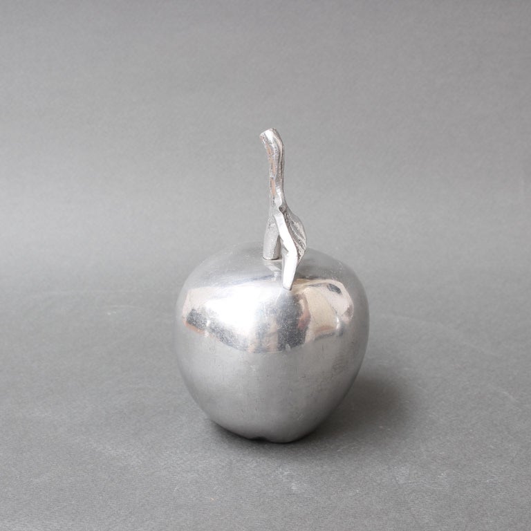 Decorative Fruit Pieces in Polished Aluminium, circa 1970s at 1stDibs