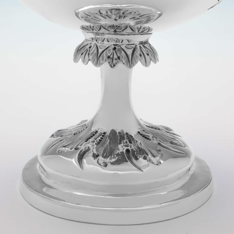 Decorative Gilt Interior Victorian Antique Sterling Silver Goblet ...