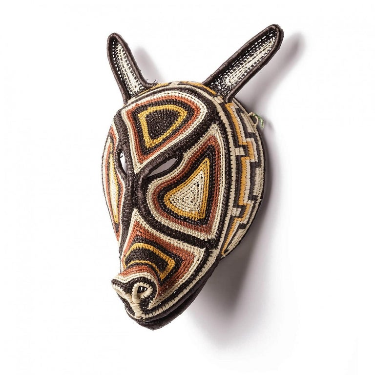Decorative Hand-Woven Mask from Panama, Nemboro by Ethic&Tropic For ...