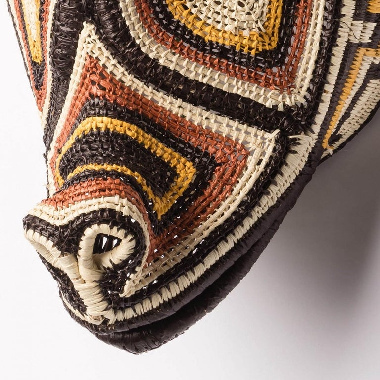 Decorative Hand-Woven Mask from Panama, Nemboro by Ethic&Tropic For ...