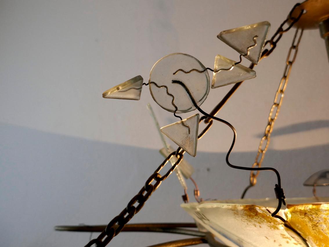 Decorative Handmade Glass Ceiling Light Pendant Chandelier by Peter ...