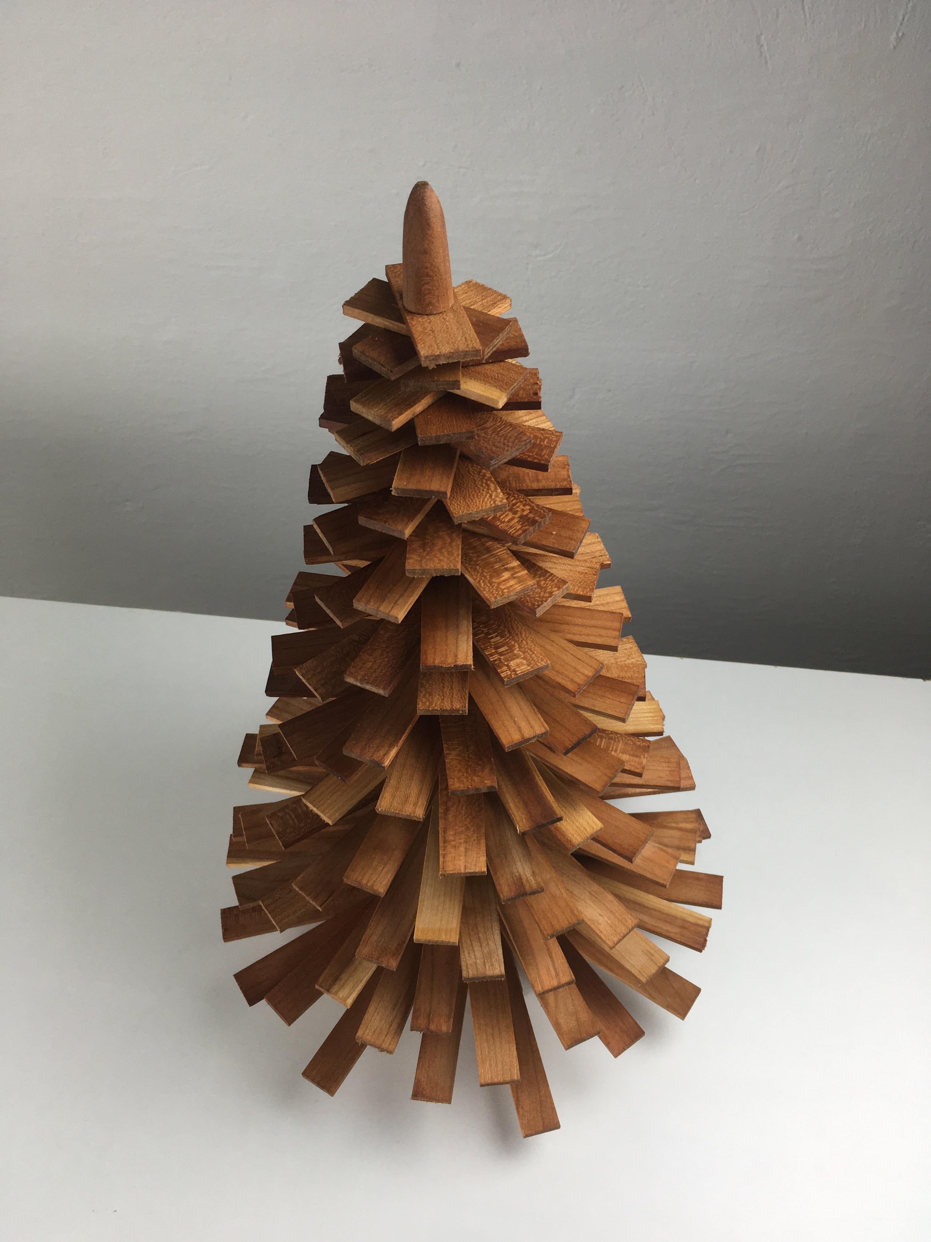 Decorative Handmade Wooden Christmas Trees For Sale at 1stDibs | lapin ...
