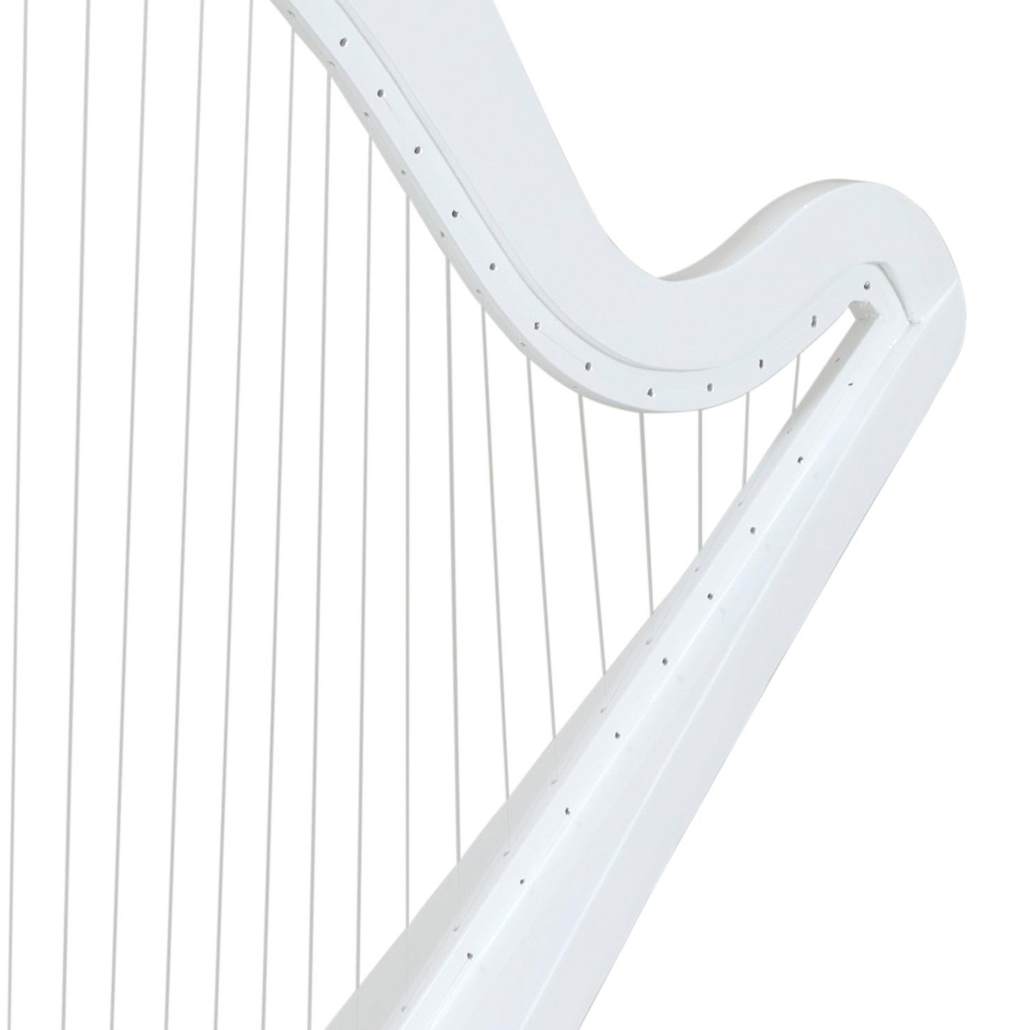 Decorative Harp, Valley Harp, White, Handmade in Portugal by Lusitanus ...
