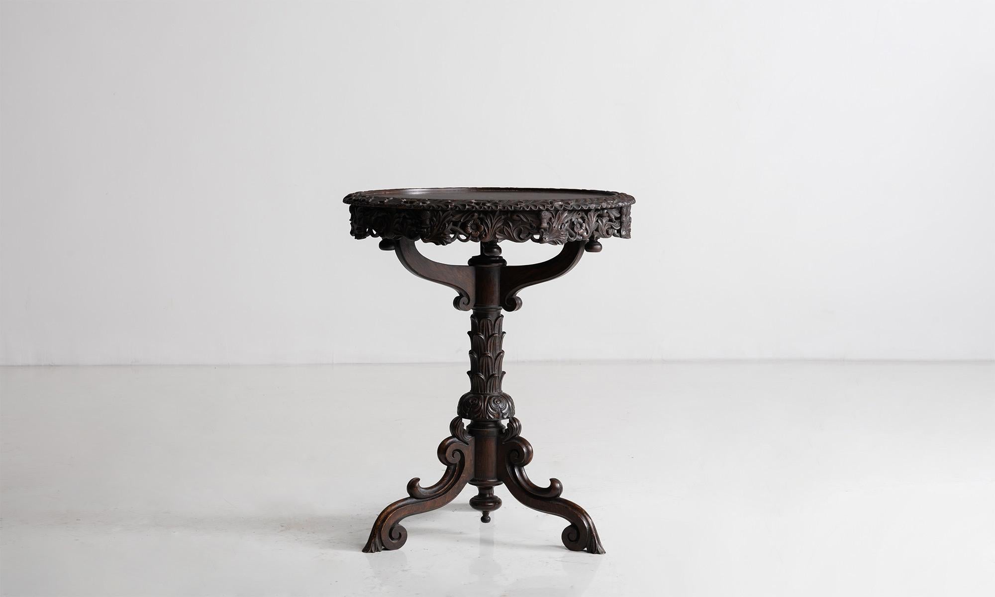 Decorative Lazy Susan Side Table, Scotland, circa 1860 For Sale at 1stDibs