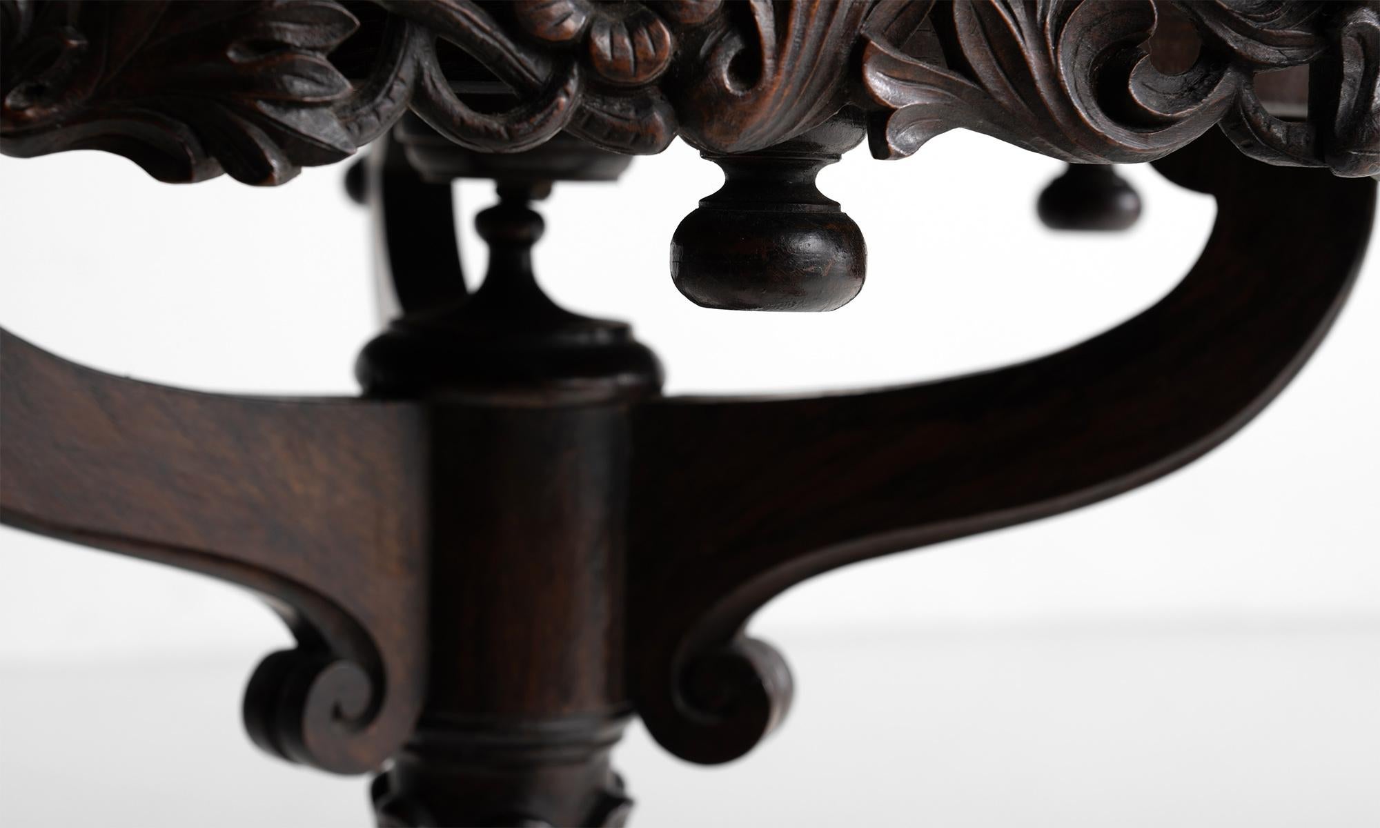 Decorative Lazy Susan Side Table, Scotland, circa 1860 For Sale at 1stDibs