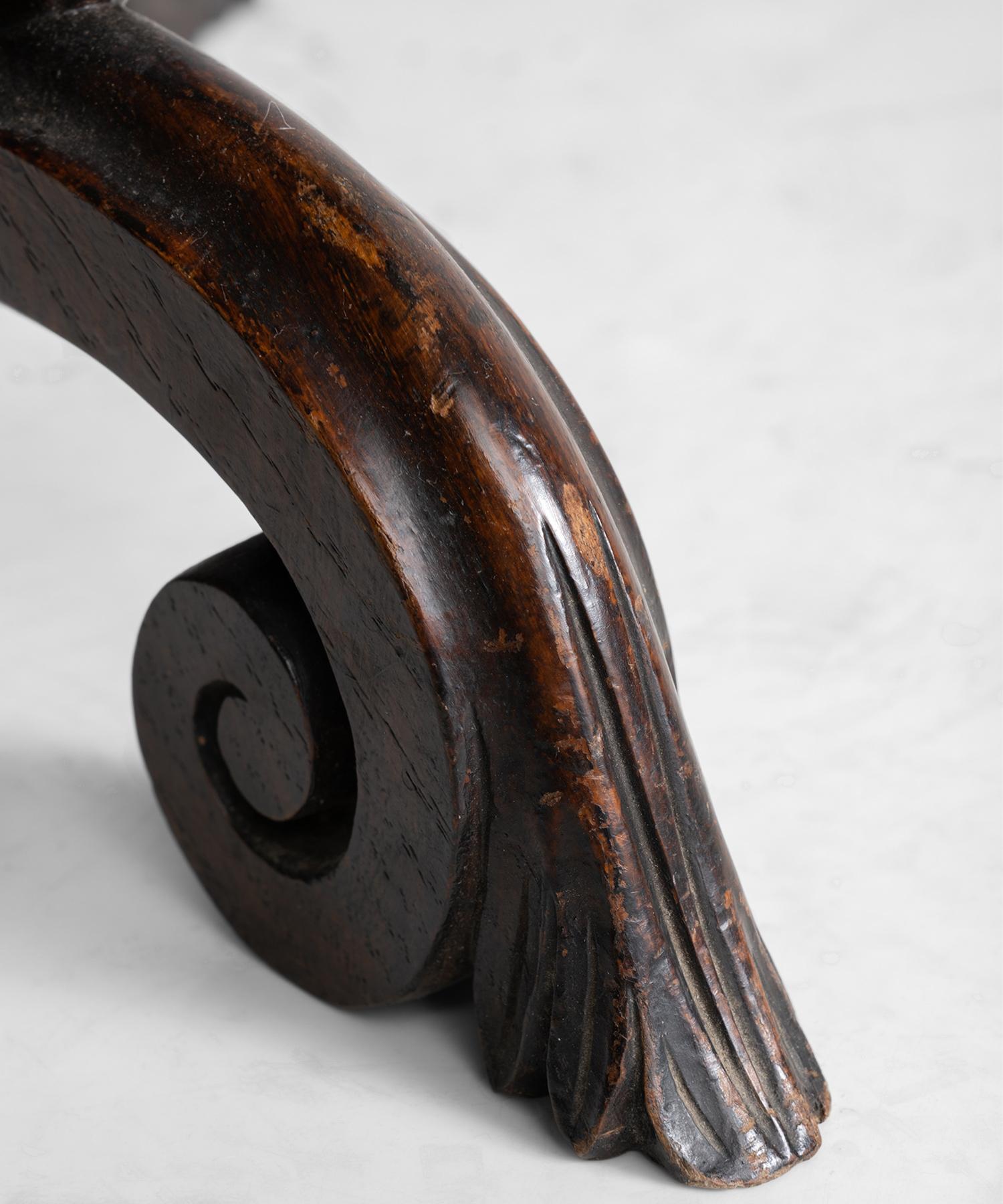 Decorative Lazy Susan Side Table, Scotland, circa 1860 For Sale at 1stDibs