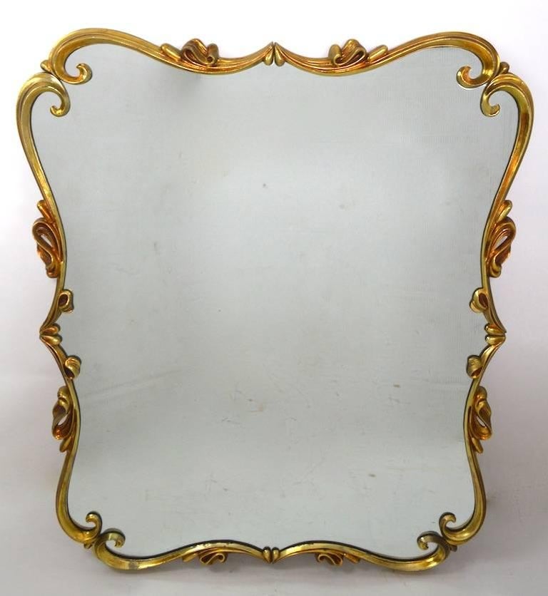 Decorative Metal Frame Mirror at 1stDibs