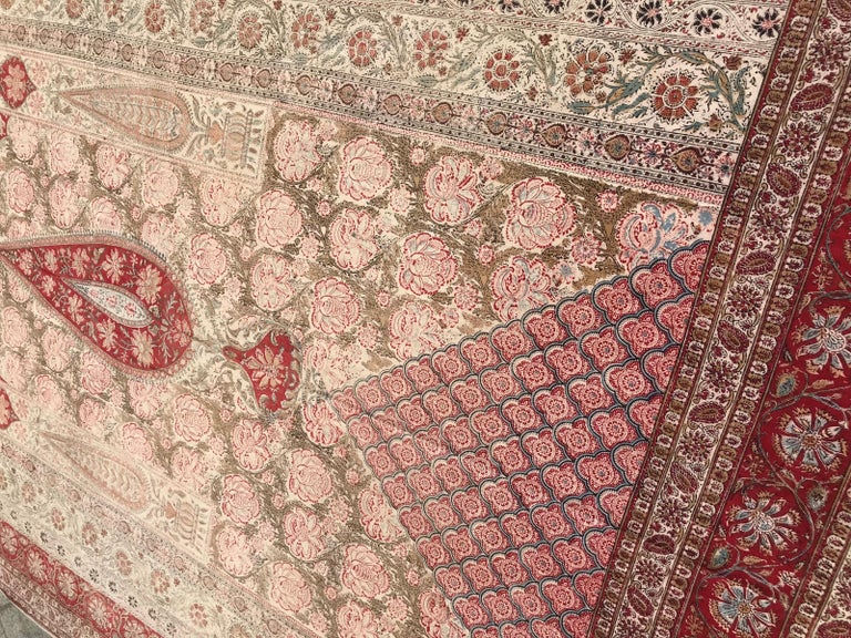 Decorative Mid-20th Century Indian Kalamkar For Sale at 1stDibs