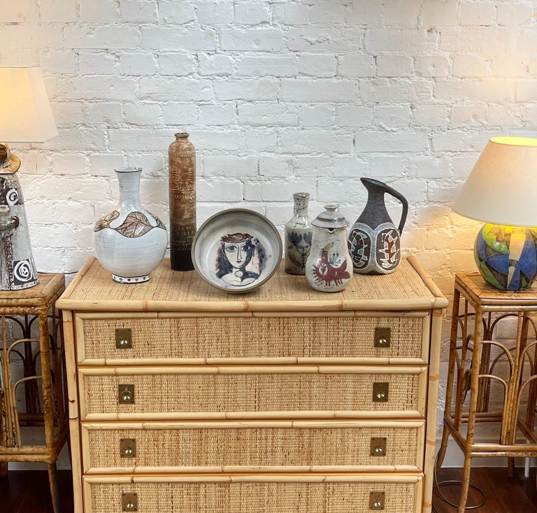 Decorative Midcentury Ceramic Flower Vase by Pat Rowland 'circa 1960s ...