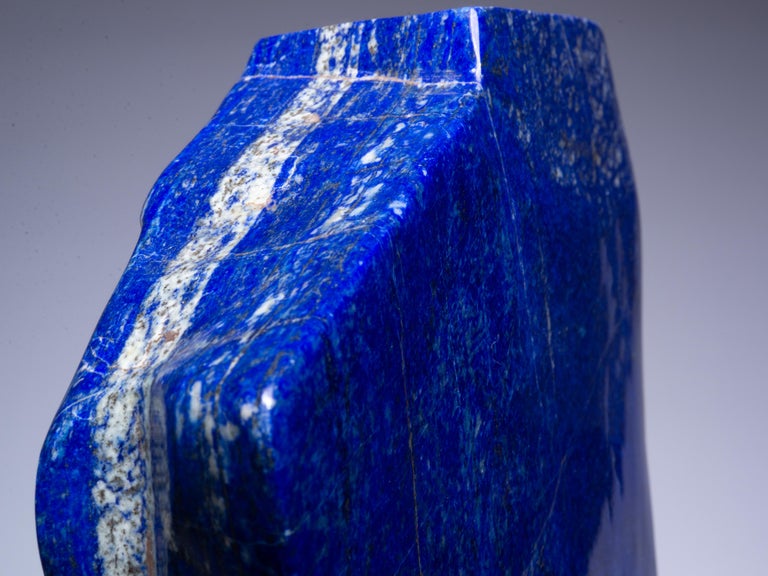 Decorative Mounted Lapis Lazuli Section For Sale at 1stDibs
