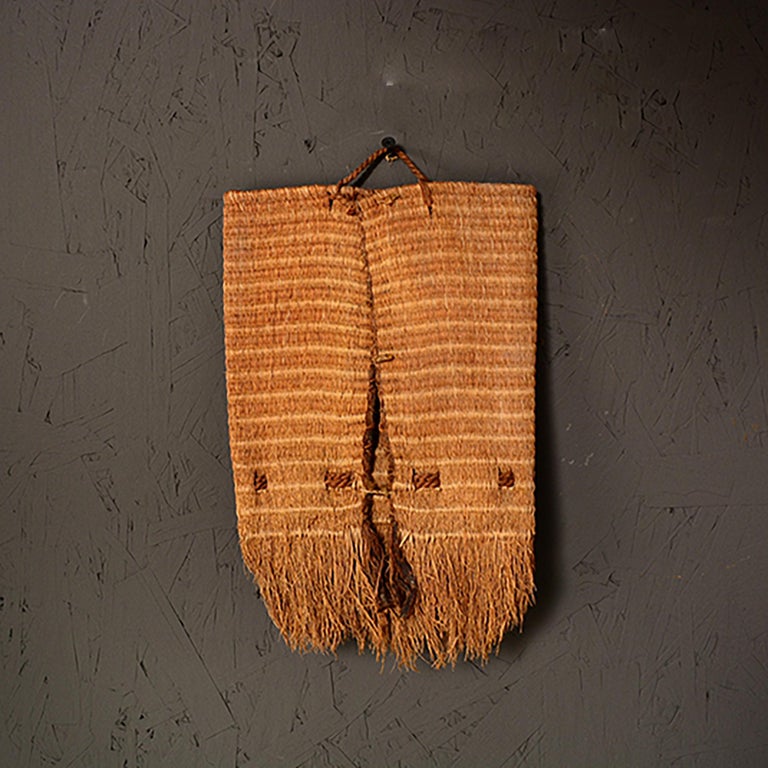 Decorative Native American Woven Wall Art Fringed Natural Fiber Hanging ...