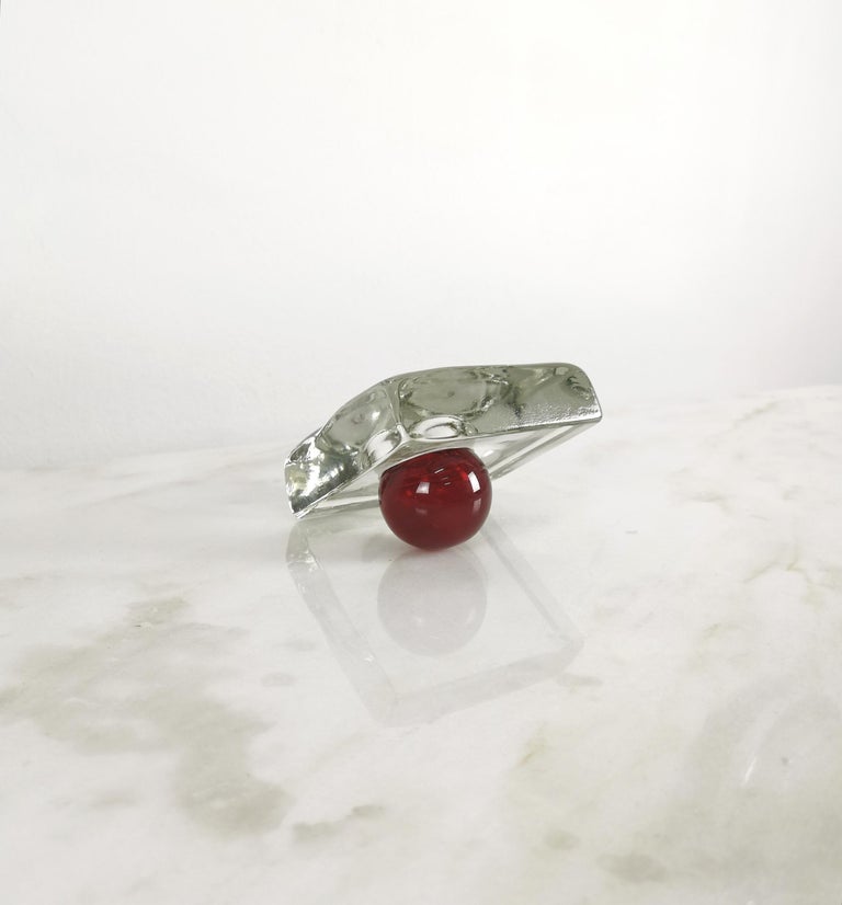 Decorative Object Vide-Poche Murano Glass Barbini Midcentury Italy ...