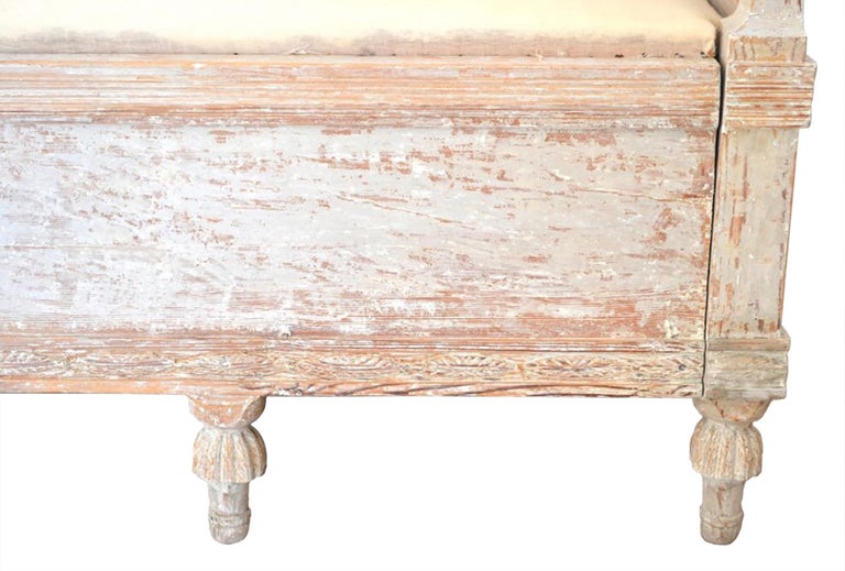 Decorative Original Color Gustavian Sofa at 1stDibs