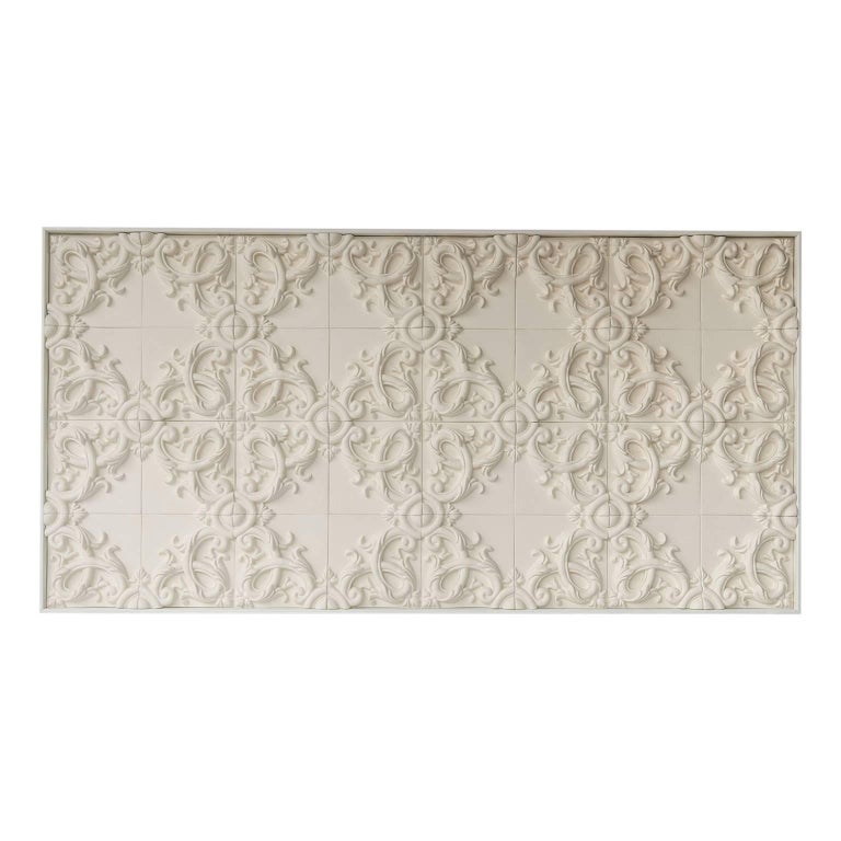 Decorative Panel in Three-Dimensional Baroque Ceramic, Customizable ...