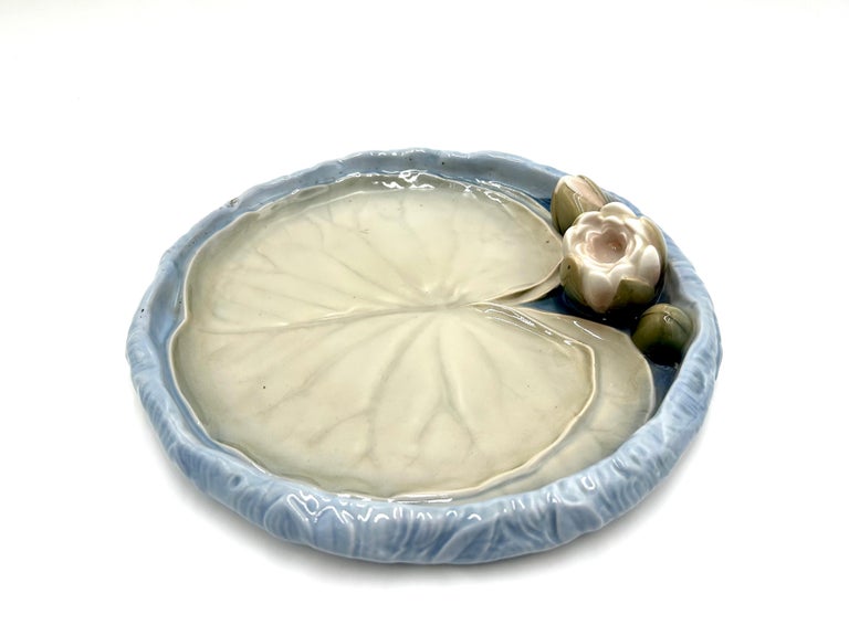Decorative Plate with a Water Lily, Bing and Grondahl, Denmark, 1970s ...