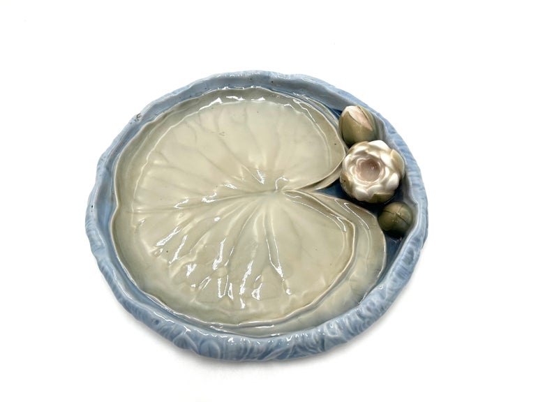 Decorative Plate with a Water Lily, Bing and Grondahl, Denmark, 1970s ...