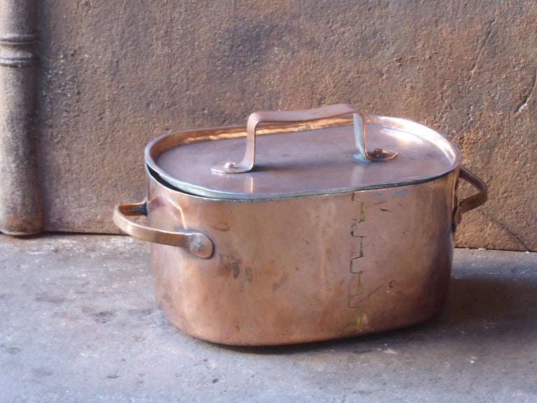Decorative, Polished Stewing Pot at 1stDibs