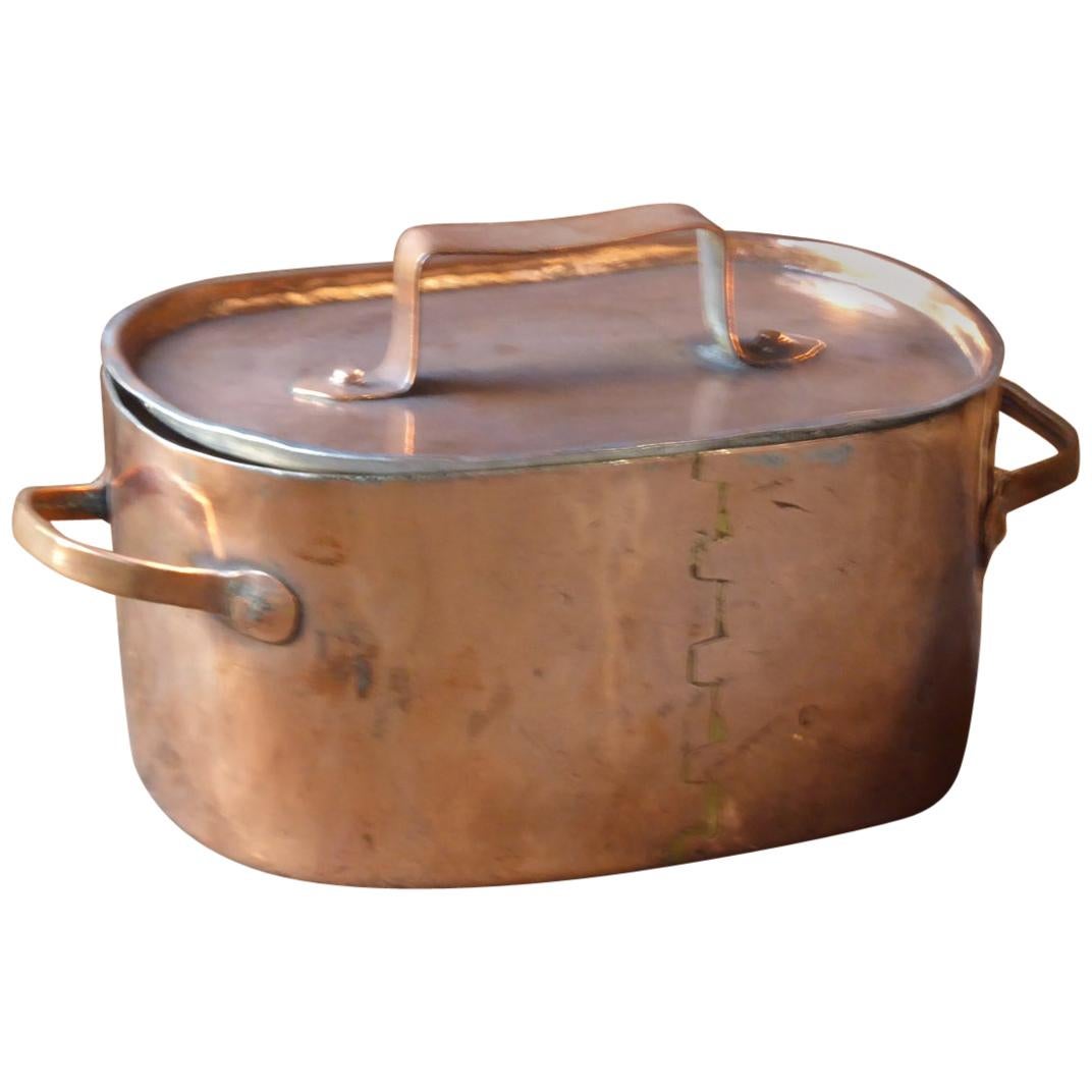 Decorative, Polished Stewing Pot at 1stDibs