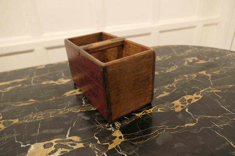 Decorative Re Painted 19th Century Wine Box, Trug For Sale at 1stDibs