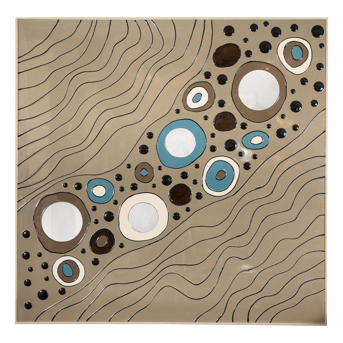 Large 1970s Decorative Wall Panel by Sernesi For Sale at 1stDibs