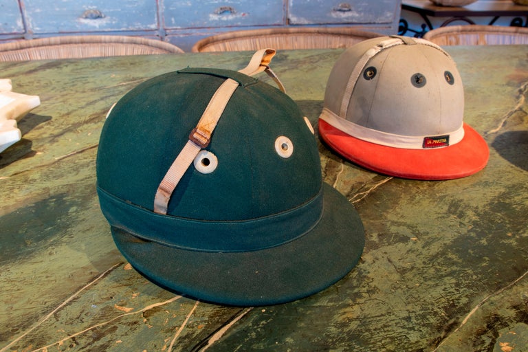Decorative Set of Three Polo Helmets from La Martina and Patey London ...