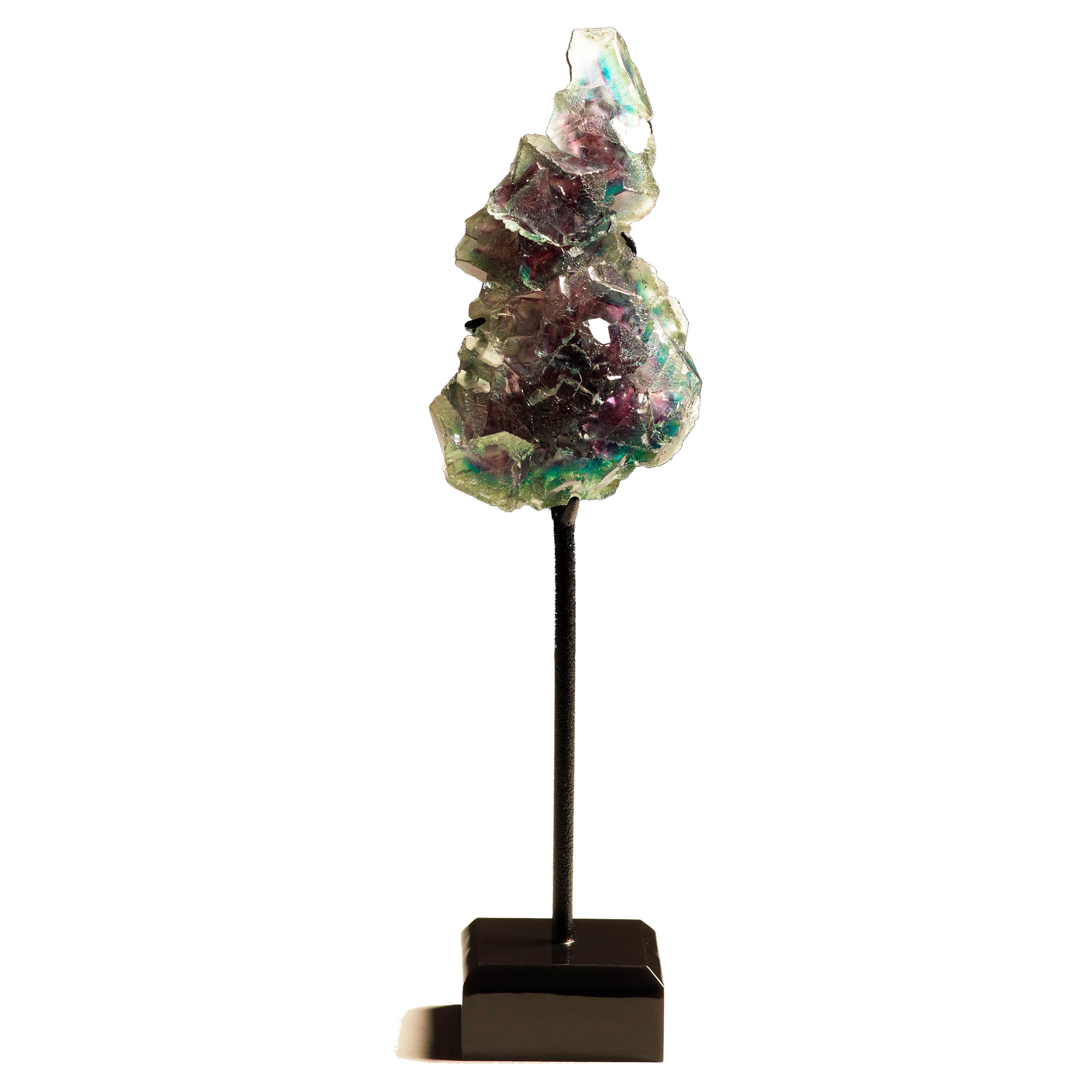Decorative stand Rare type FLUORITE , Namibia For Sale at 1stDibs